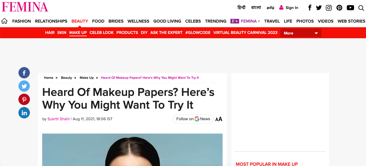 Heard Of Makeup Papers? Here’s Why You Might Want To Try It – Dromen & Co